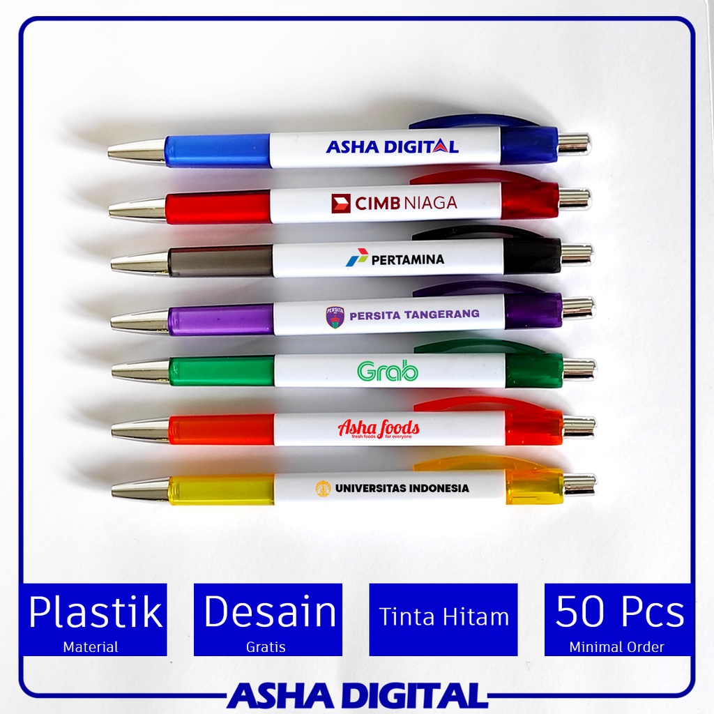 Jual Pulpen Segi Empat Promosi Souvenir | Bolpoin Custom Logo Tulisan ...