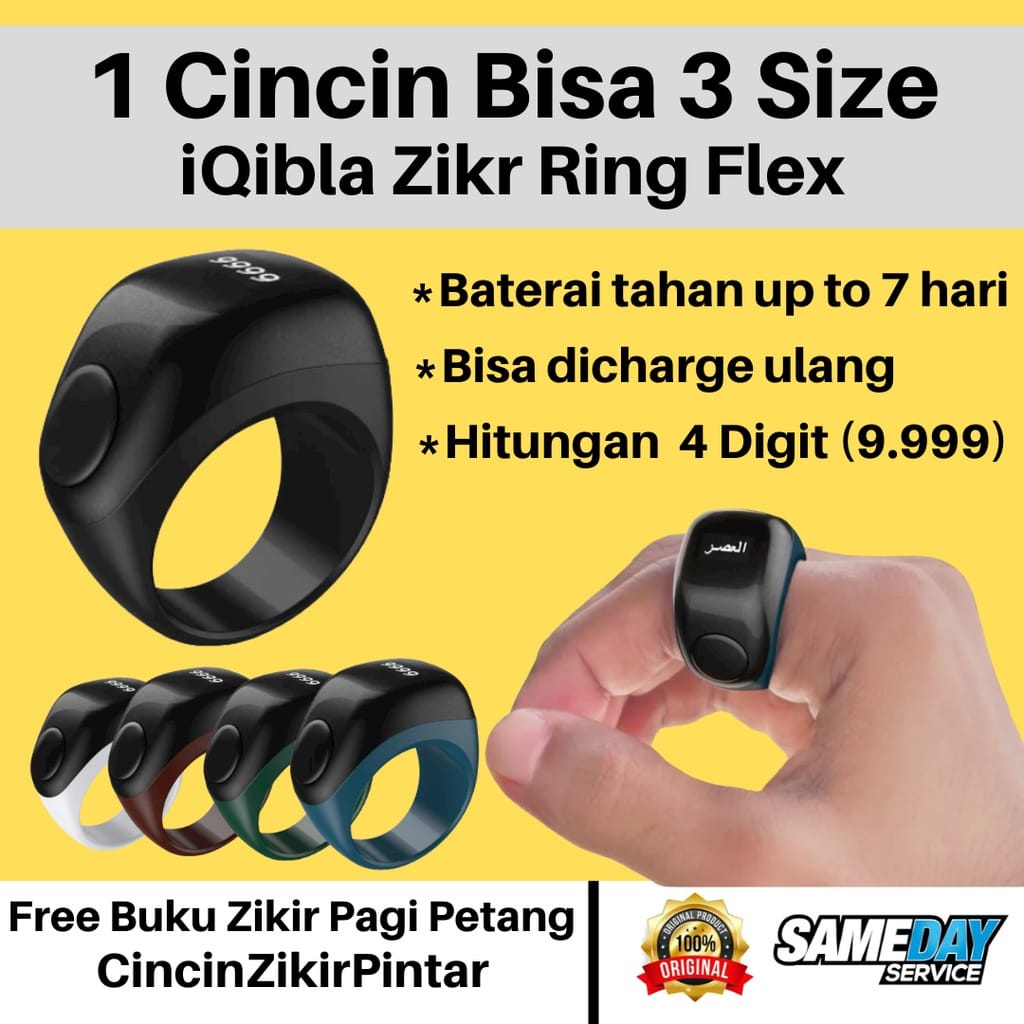 Jual Preloved iQibla Zikr Ring Like New / Cicin Tasbih iQibla Zrikr Ring | Shopee Indonesia