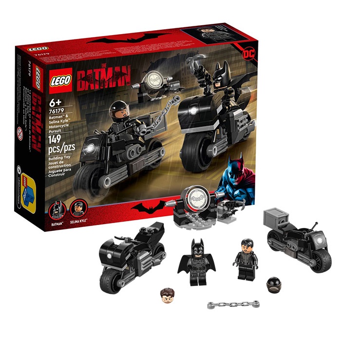 Jual LEGO Batman & Selina Kyle Motorcycle Pursuit LEGO 76179 | Shopee ...