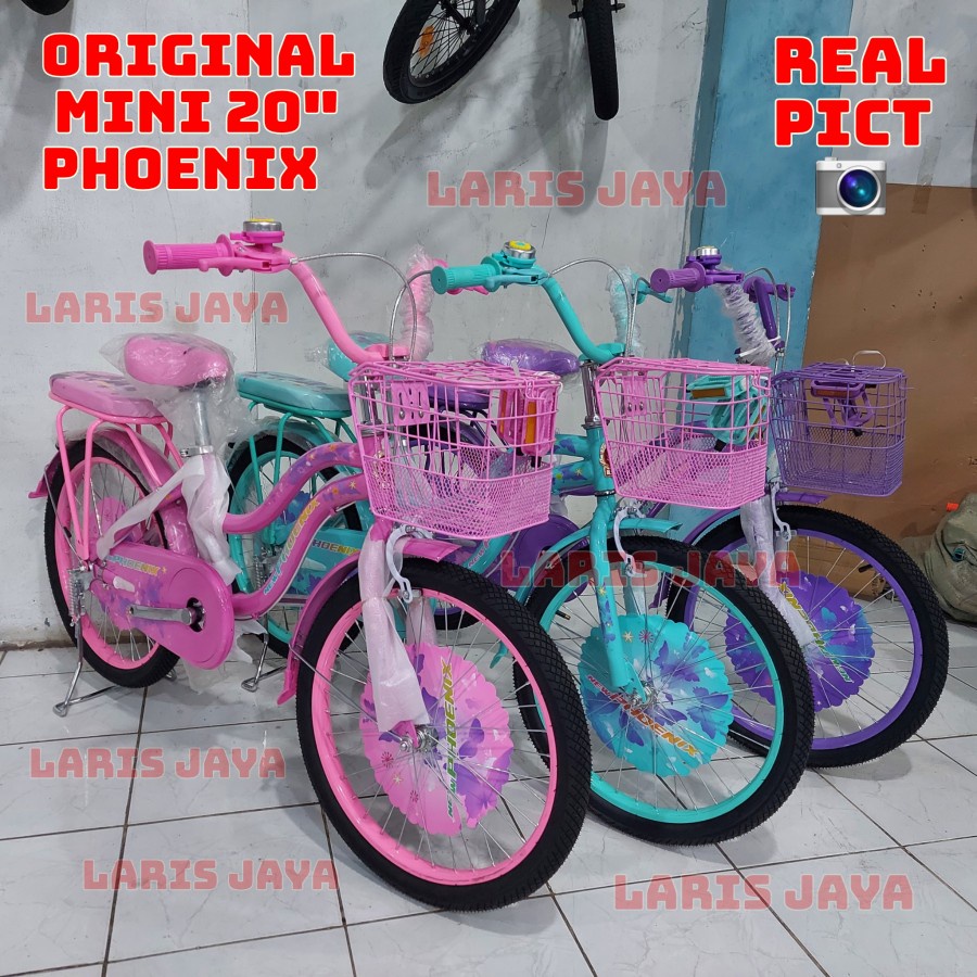 Jual Sepeda mini 20 inch new phoenix sepeda anak keranjang ukuran 20 ...