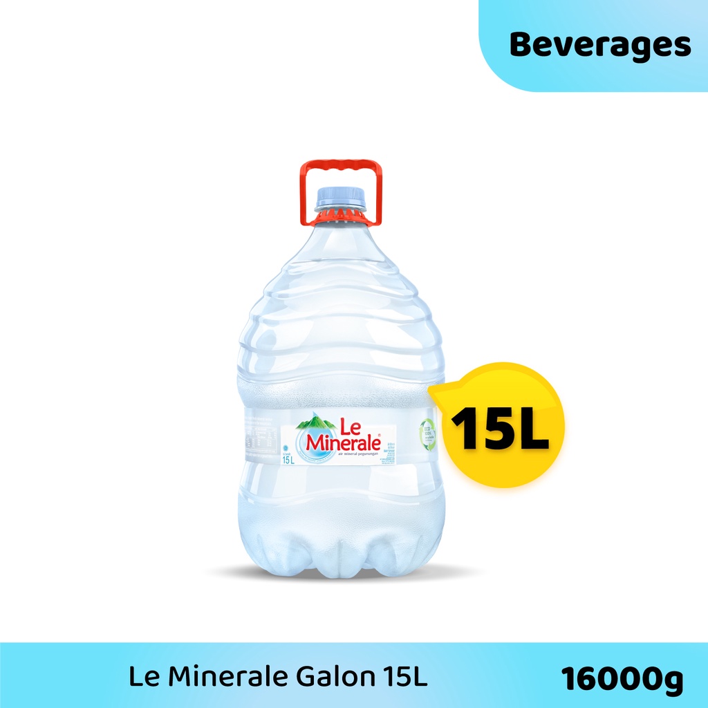 Jual AIR MINERAL LE MINERALE CLEO GALON 15LITER | Shopee Indonesia