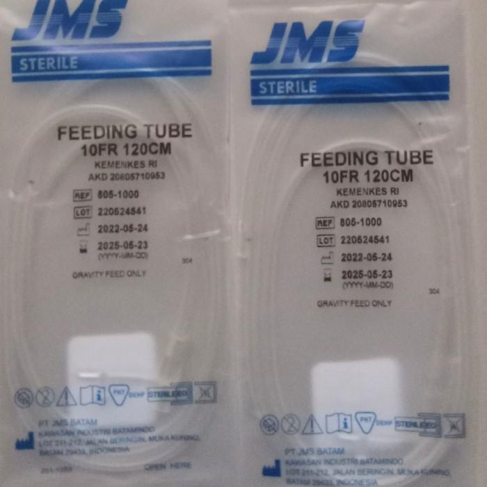 Jual Feeding Tube Fr 10 120 Cm Jms/Ngt/Selang Makan Original | Shopee Indonesia