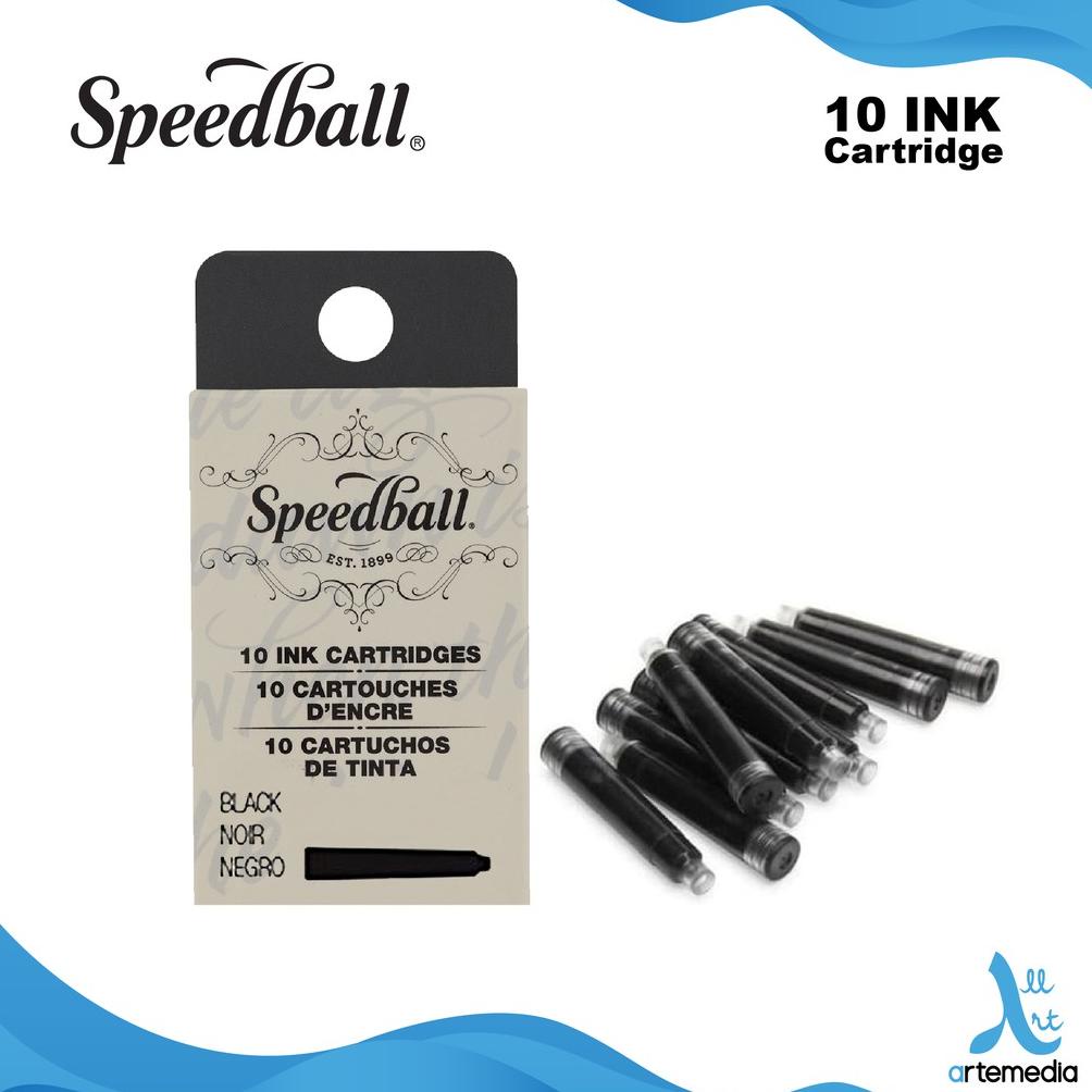 Jual Tinta Speedball Cartridge Ink Set 10 For Fountain Pen Calligraphy ...