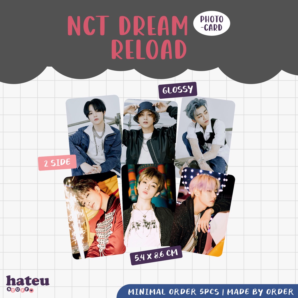 Jual NCT Dream Unofficial Photocard Reload | Shopee Indonesia