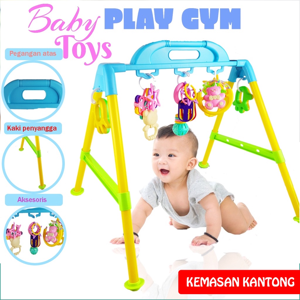 Jual Mainan Baby Musical PlayGym / Mainan Rattle Bayi Toys Play gym ...