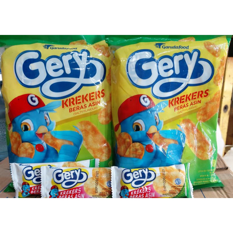 Jual Gery Snack Krekers Beras Asin (harga per pcs) | Shopee Indonesia