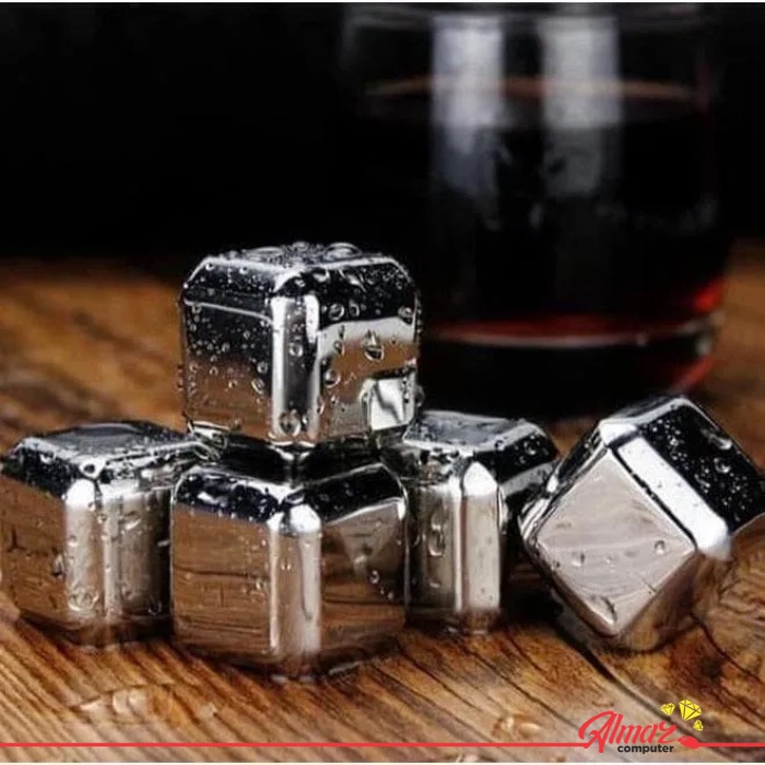 Jual Food Grade Es Batu Stainless Steel ice cube cubes reusable ...