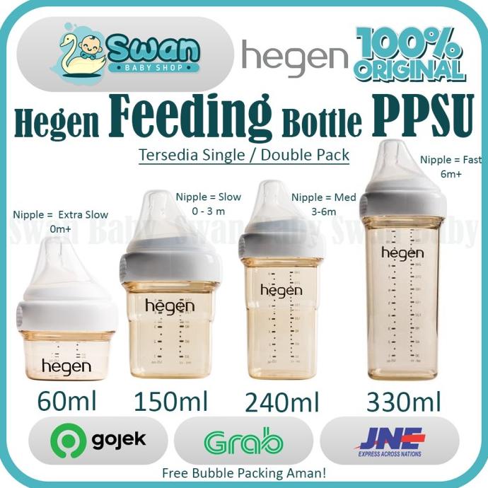 Jual Hegen PCTO Feeding Bottle PPSU (All Varian ) 150 ml 240 ml 330 ml | Shopee Indonesia