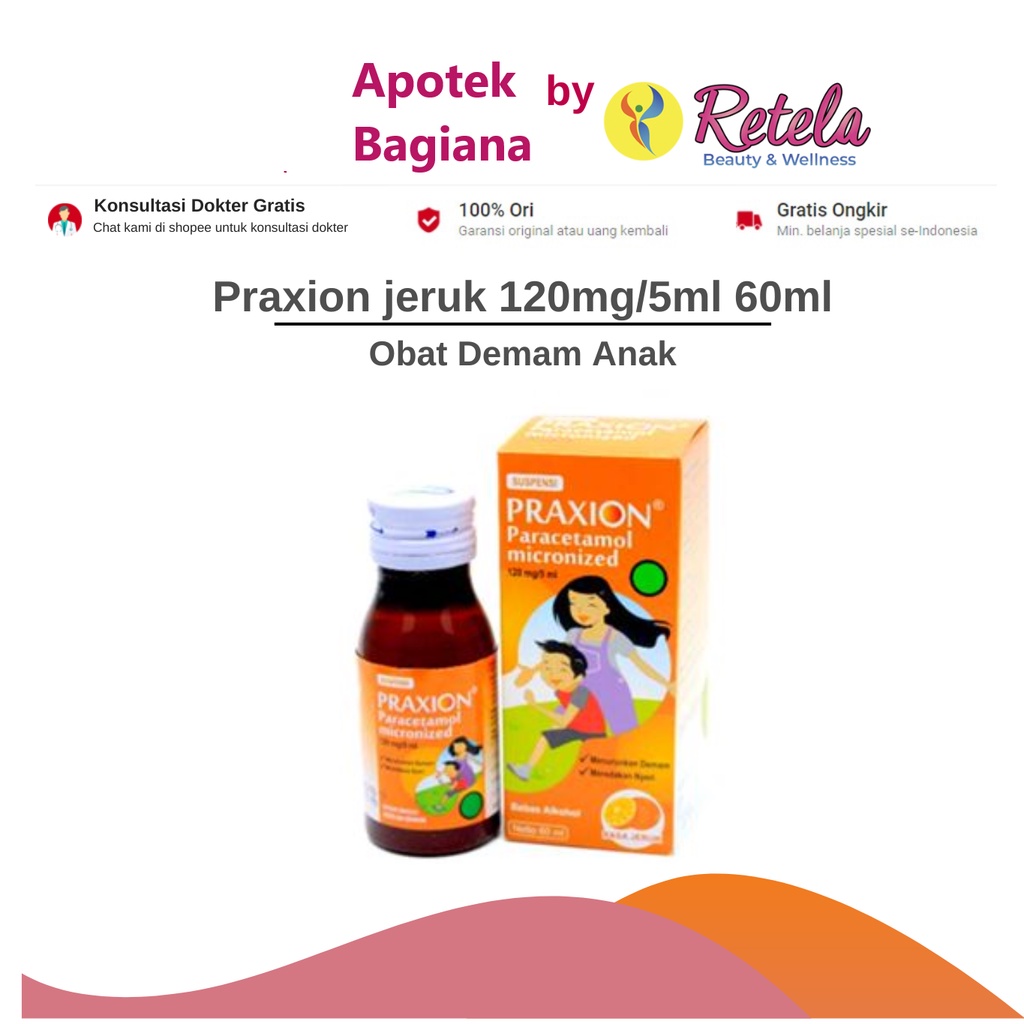Jual Praxion 120mg/5ml Syrup 60ML | Shopee Indonesia
