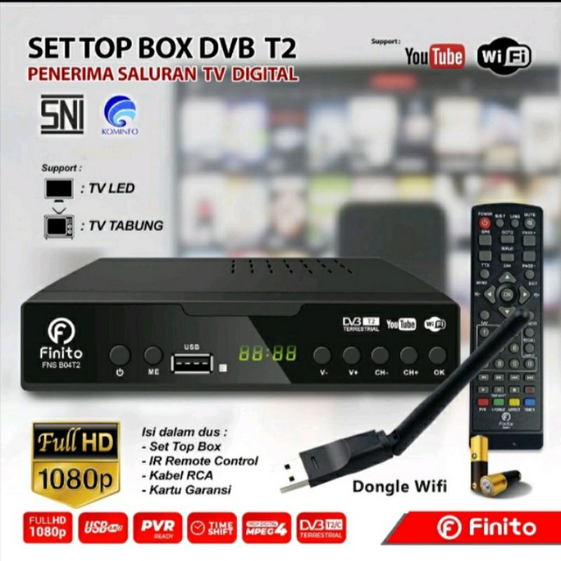 Jual Set Top Box STB FINITO SUDAH SETTING. BOX BESI | Shopee Indonesia