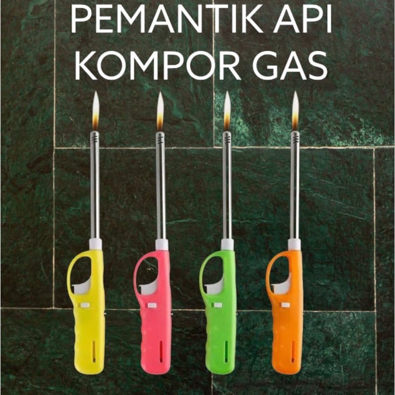 Jual Berkat Pemantik Kompor Lilin Korek Api Panjang Tembak Gas Lighter ...