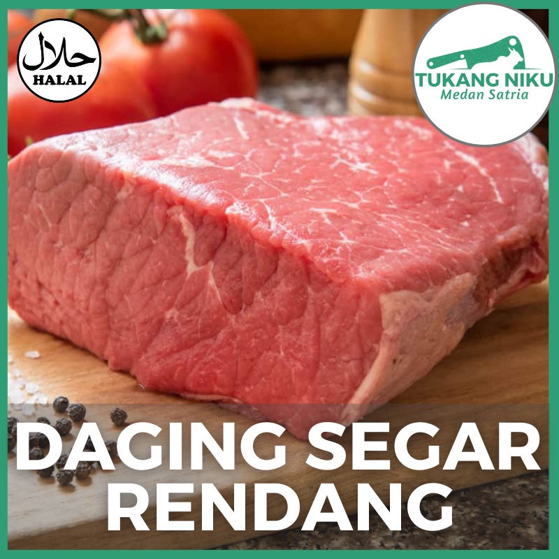 Jual DAGING SAPI RENDANG - SEGAR HALAL SEDIKIT LEMAK FRESH BEKU FROZEN ...