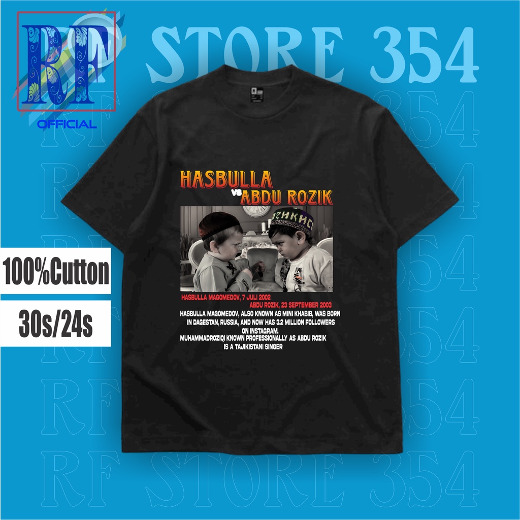 Jual TSHIRT | OVERSIZE | KAOS HASBULLA MAGOMEDOC ( MINI KHABIB ) VS ...
