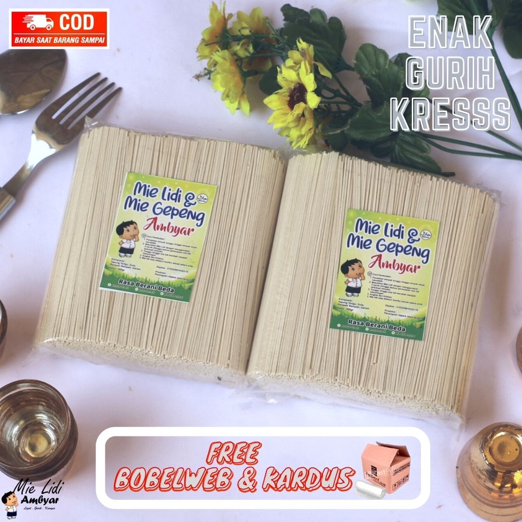 Jual MIE LIDI MENTAH 1kg/Mie Lidi Mentah/Mie Gepeng Mentah/Mie Lidi ...