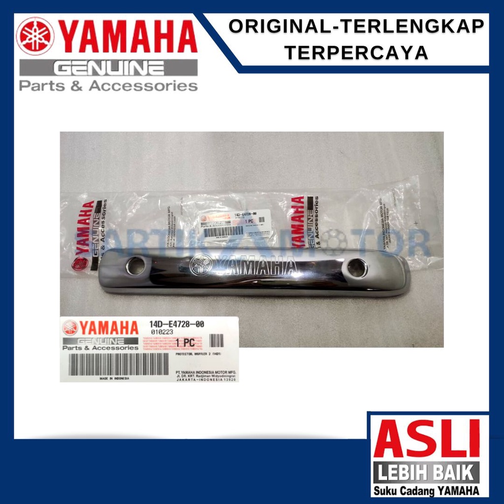 Jual Protector Muffler Cover Besi Crome Tameng Pelindung Knalpot Mio ...