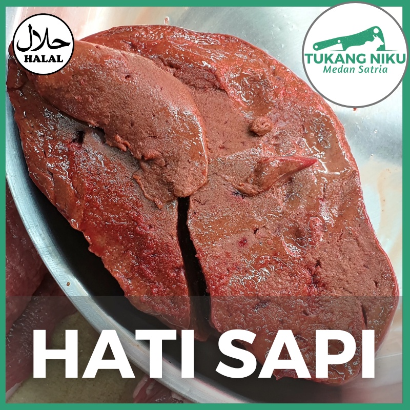 Jual Hati Sapi Halal Fresh Frozen Beef Liver Beku Segar Premium Import Ati Kg Gram Gr Shopee
