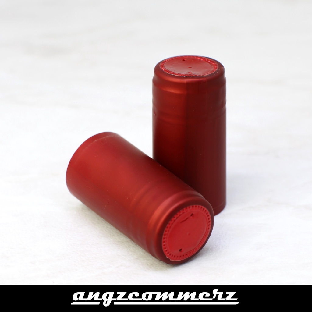 Jual Tutup Botol Plastik Shrink Film Wine Bottle 30 mm MerahRS | Shopee ...