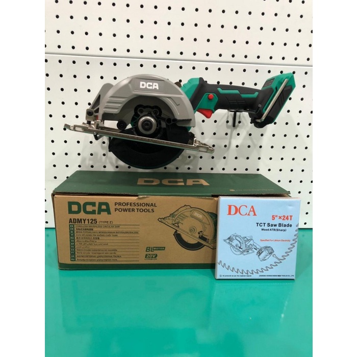Jual DCA BARE TOOLS ADMY125Z CORDLESS BRUSHLESS CIRCULAR SAW 125MM 20V ...