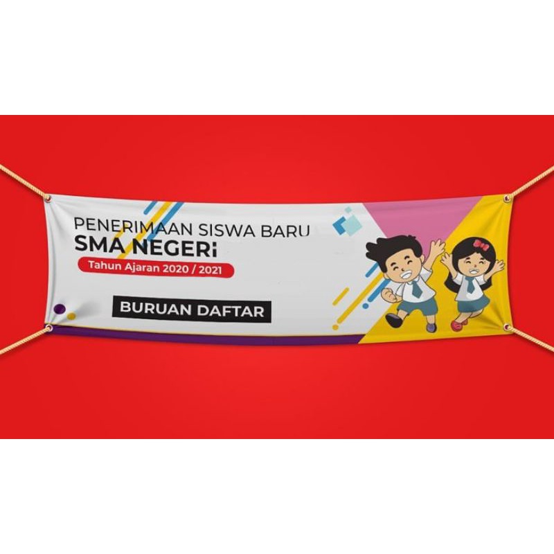 Jual Spanduk Baner / Spanduk Custom / Spanduk Free Desain | Shopee ...