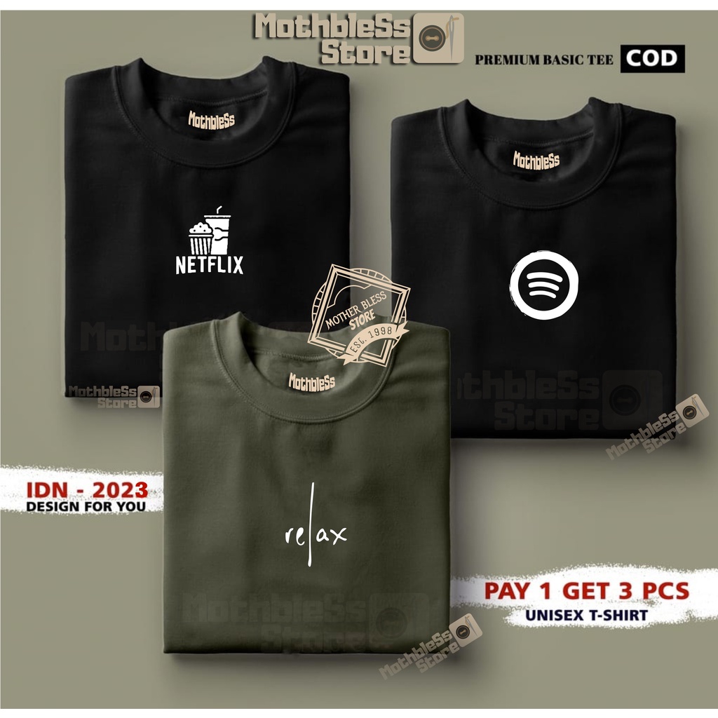 Jual BUY 1 OR 3 PCS (PROMO COD) Kaos Distro Pria Wanita - TShirt Distro ...