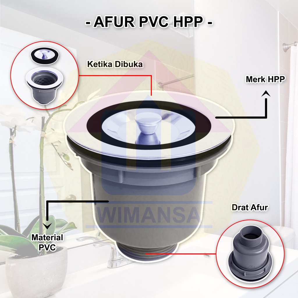 Jual AFUR PVC HPP - AFUR BAK CUCI PIRING | Shopee Indonesia
