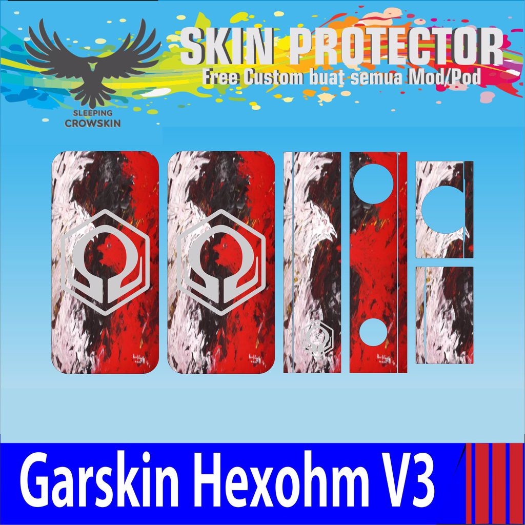 Jual Premium Garskin/Stiker Hexohm V3 ANODIZED Custom & Bayar Ditempat ...