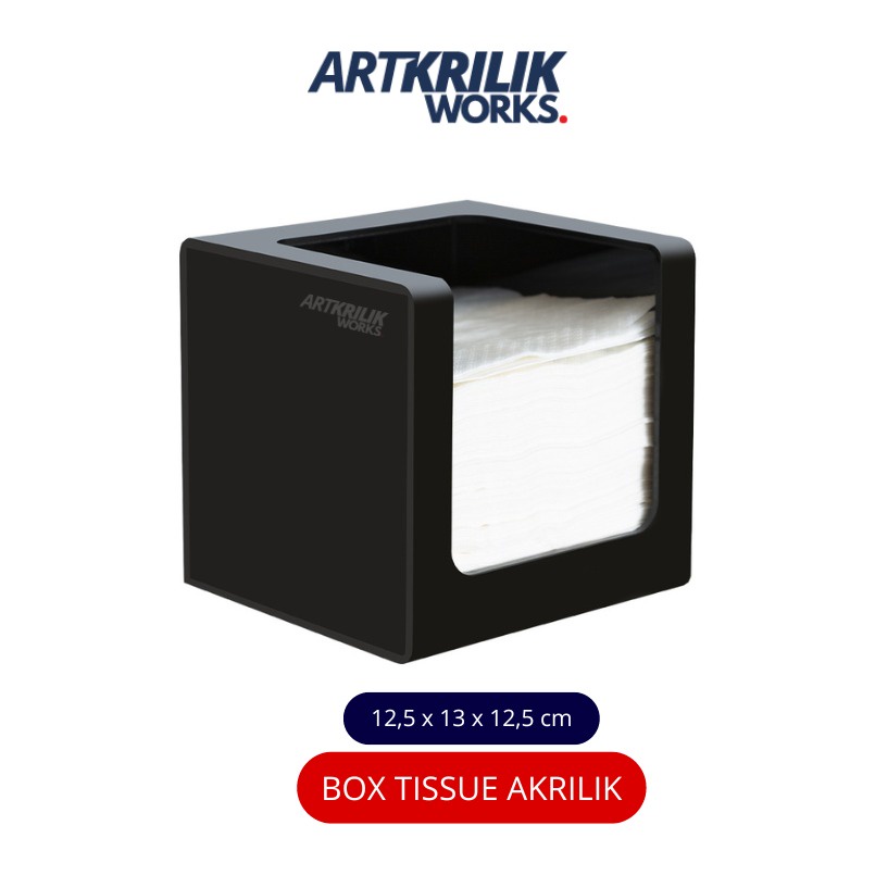 Jual Box Tissue Akrilik Model Kotak / Tempat Tissue Makan Akrilik ...