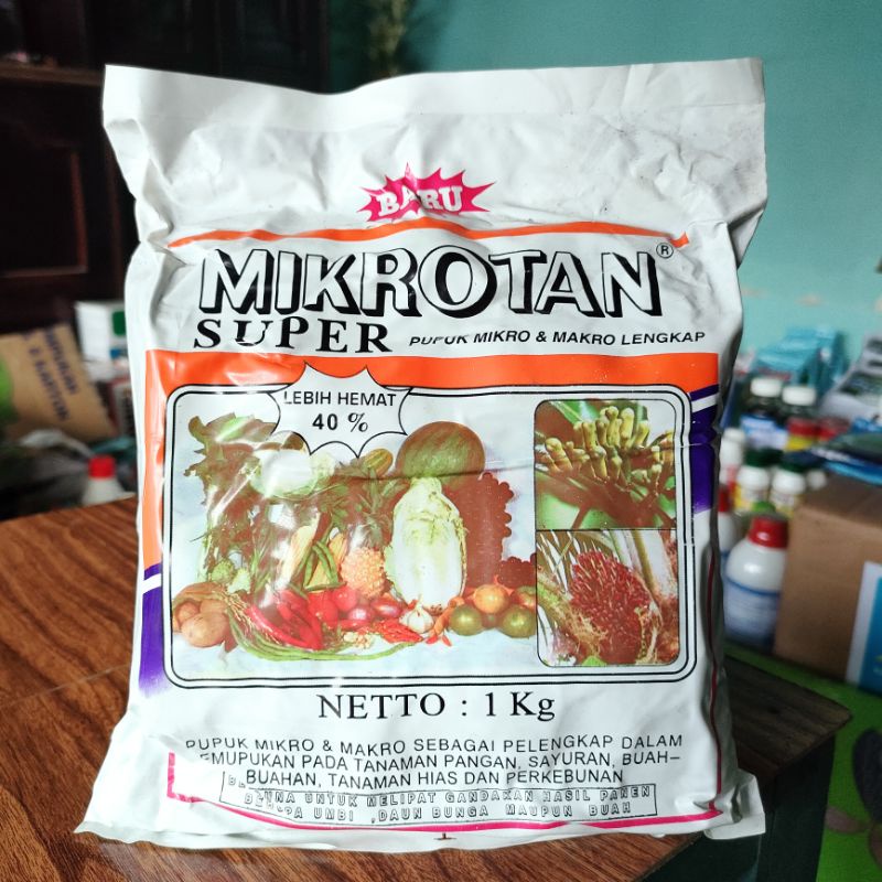 Jual Pupuk Mikrotan Super Pupuk mikro & makro lengkap isi 1kg | Shopee ...