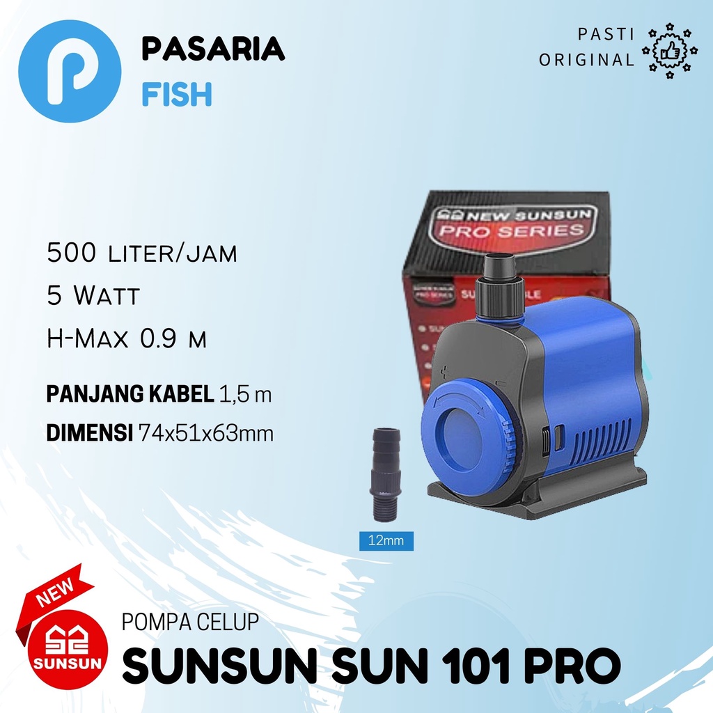 Jual NEW SUNSUN SUN101 PRO SUN 101 Pompa Celup Kolam/Aquarium/Hidroponik | Shopee Indonesia