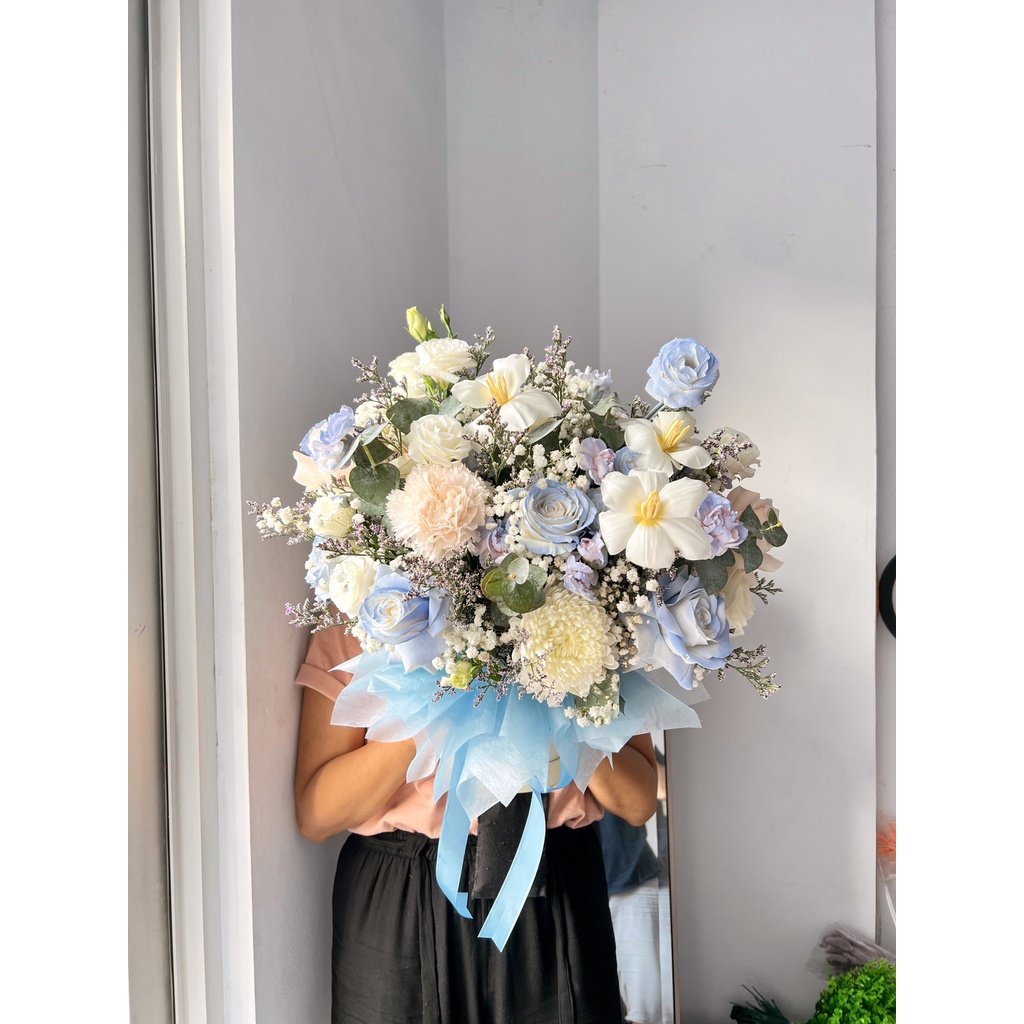 Jual FRESH BLOOM BOX LARGE SIZE - BOX BUNGA BLOOM BOX FLOWER BOX FRESH ...