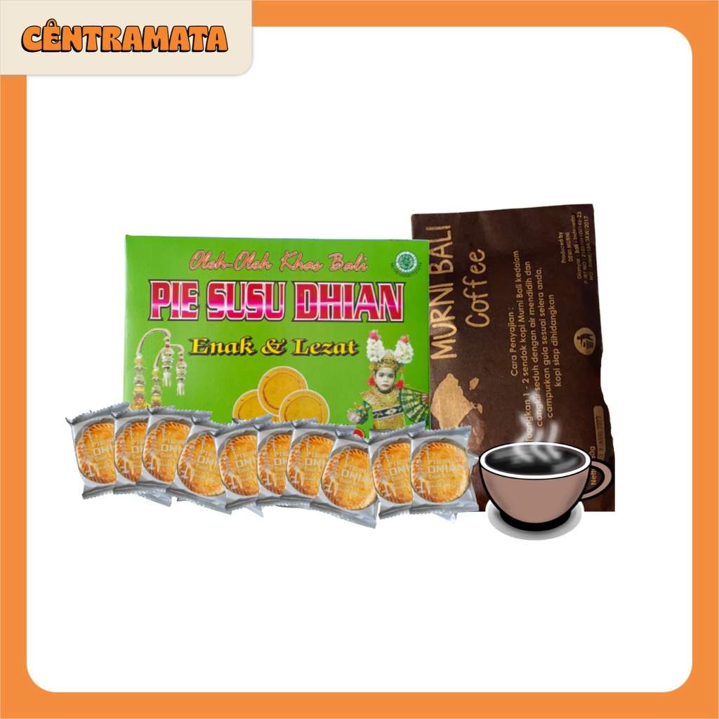 Jual Paket 20 Pie Susu Dhian Original + Kopi Murni Asli Bali Coffee ...