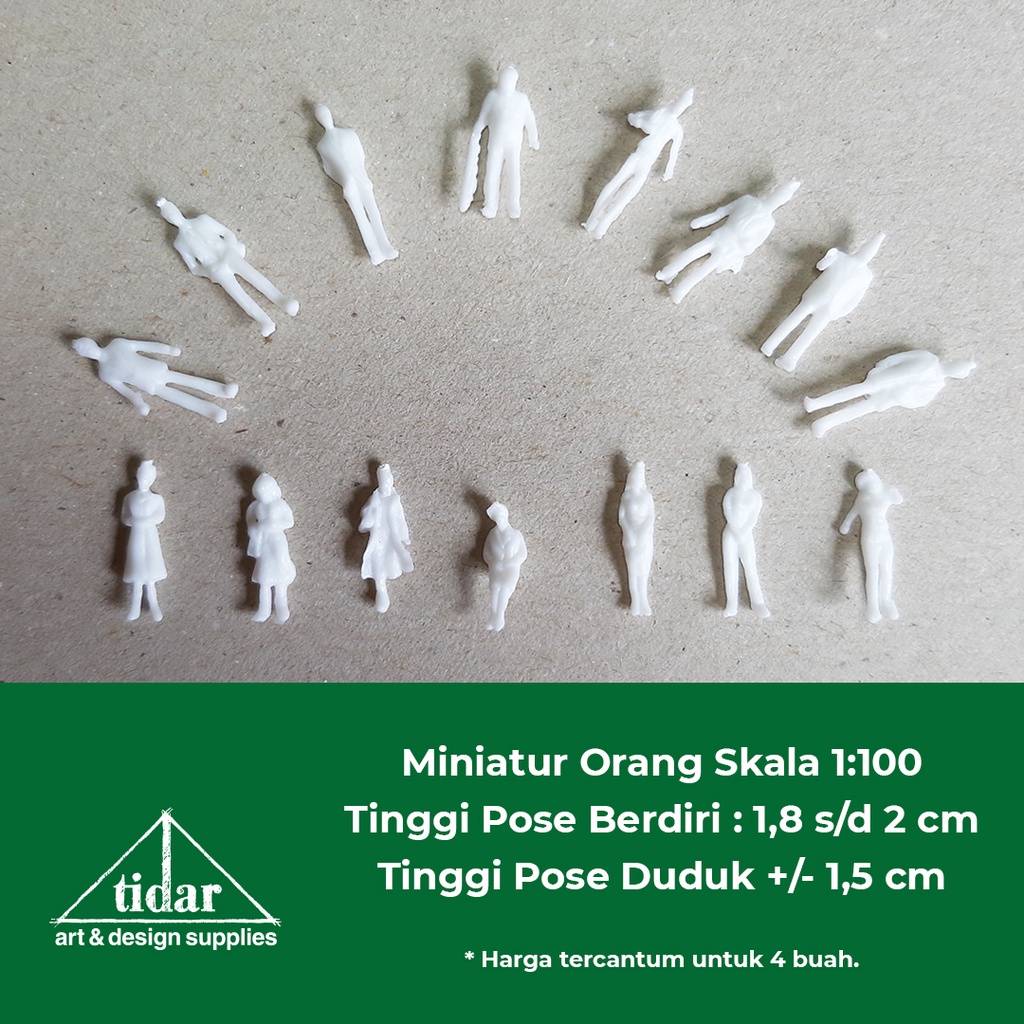 Jual AE - Miniatur Manusia Skala 1:100 - Figure - Maket Orang Warna ...