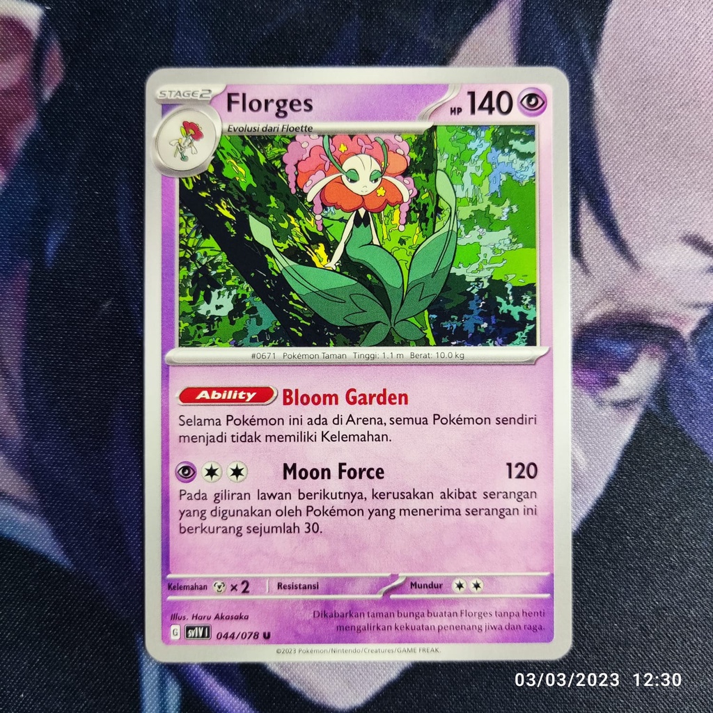 Jual pokemon (ID) florges - SV1V 044/078 - U | Shopee Indonesia