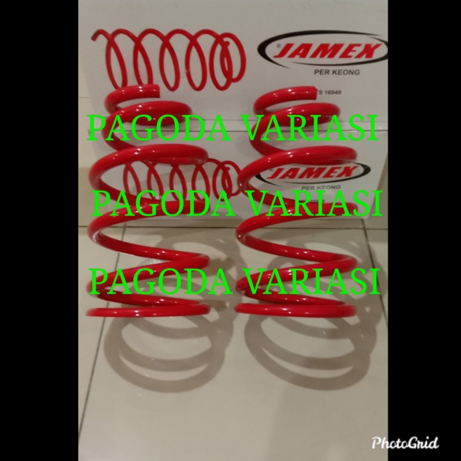 Jual PER CEPER LOWERING SPRING JAMEX TOYOTA INNOVA OLD / REBORN BENSIN ...