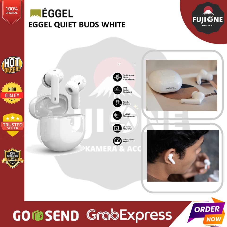 Jual Eggel Quiet Buds TWS Bluetooth Earphone ANC + ENC Low Latency ...