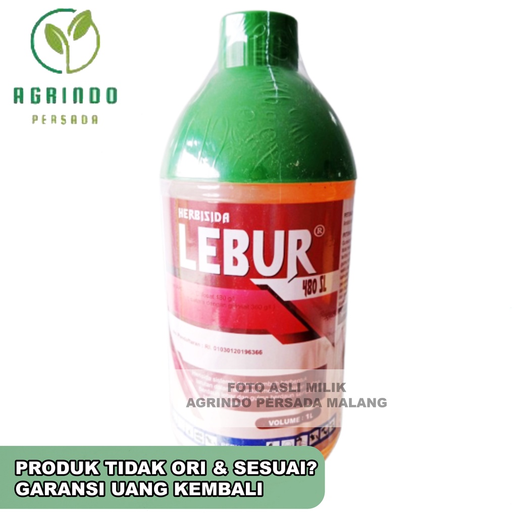 Jual Herbisida Lebur 480SL 1 Liter | Racun Rumput Lebur 1 Liter | Bahan ...