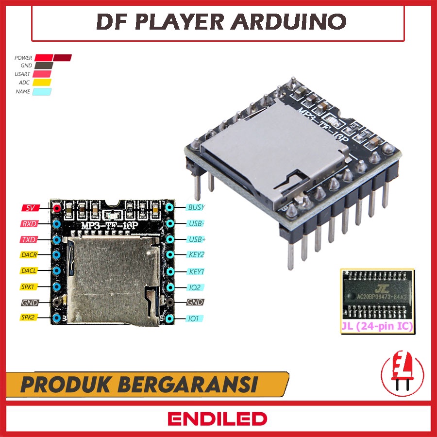 Jual DFPLAYER mp3 arduino | Shopee Indonesia