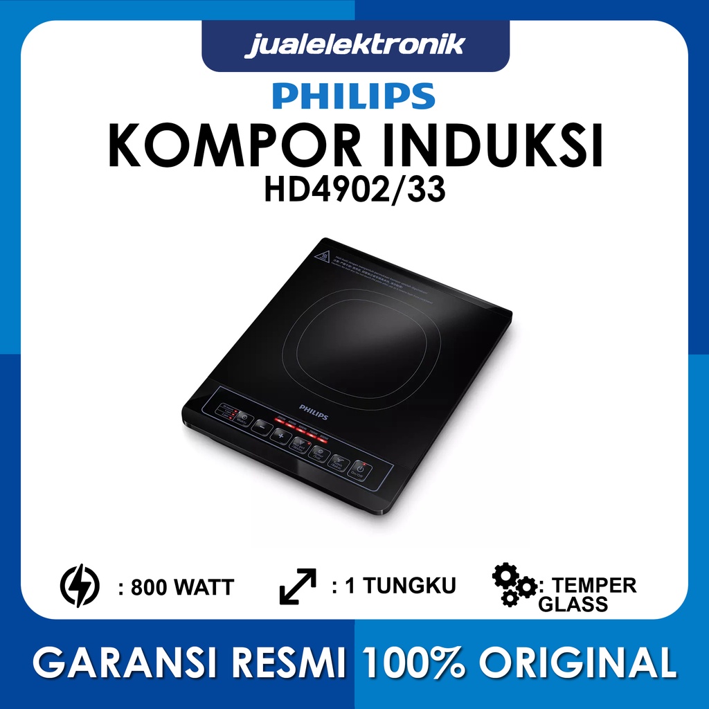 Jual Philips HD4902/33 – Kompor Induksi 800 Watt Over Heating ...