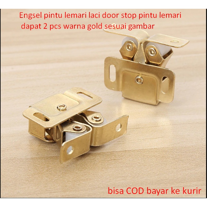 Jual Engsel pintu lemari laci door stop pintu lemari dapat 2 pcs warna ...