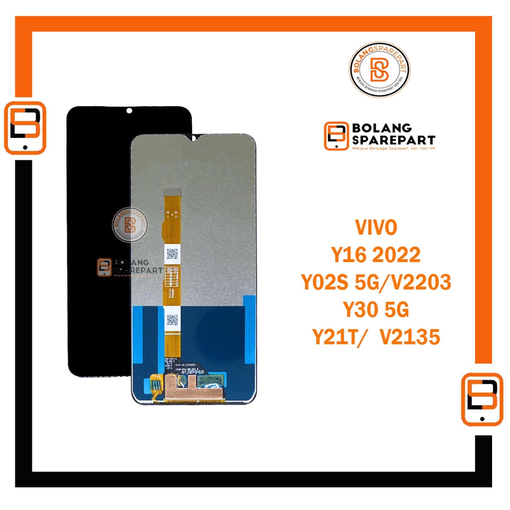 Jual LCD VIVO Y16 2022 / Y02S 5G V2203 / Y21T V2135 / Y30 5G ...