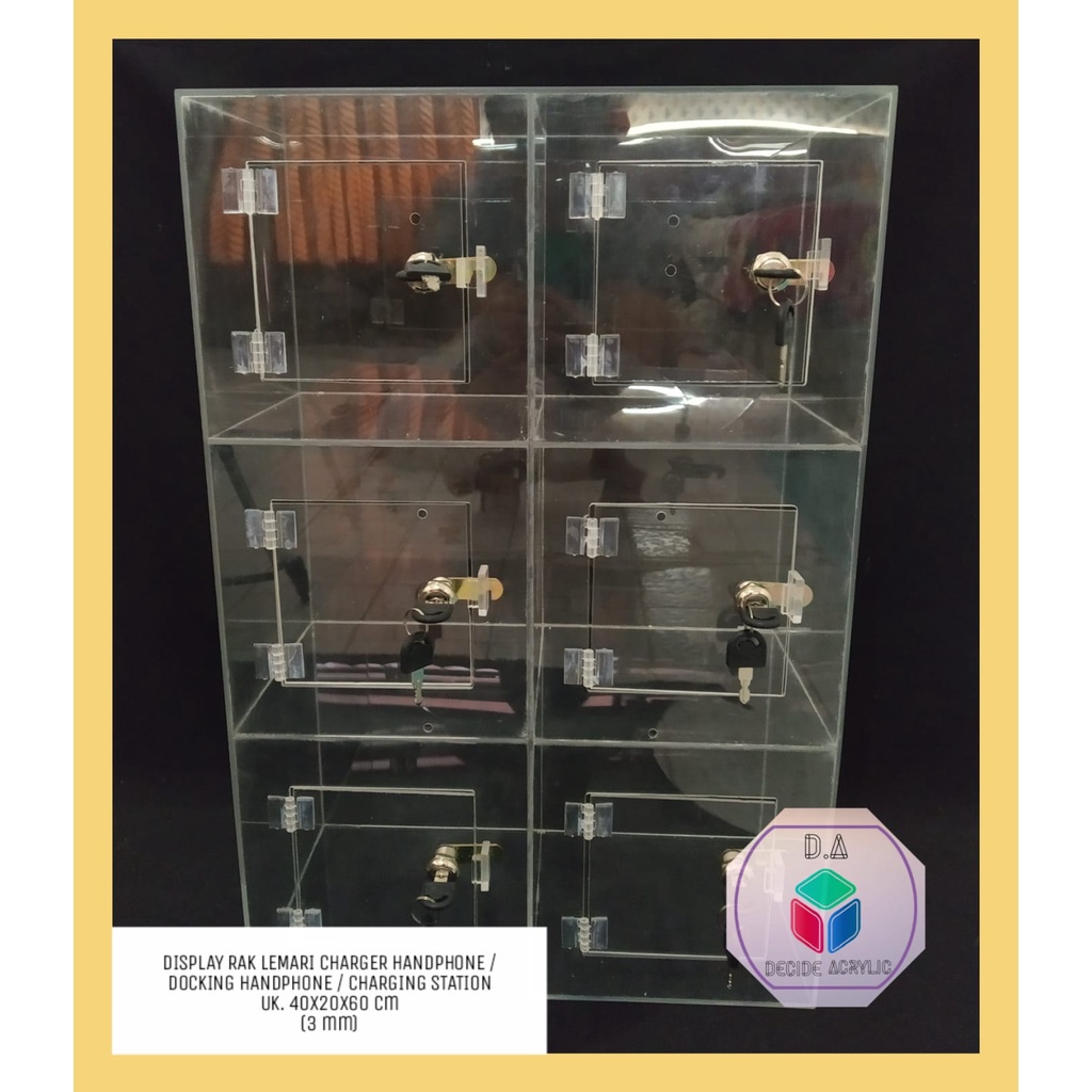 Jual Decide Acrylic Akrilik Organizer Display Rak Charger Holder ...