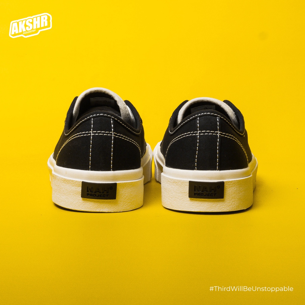Jual NAH Project-Sepatu Nah Project Paragon Warna Black Ivory Unisex ...