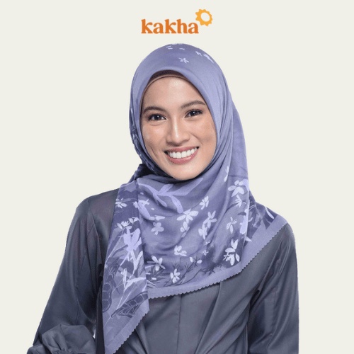 Jual Kakha x Alyssa Soebandono - Hijab Motif Print (Grey Lavender) – Kakha Hijab Motif | Shopee ...