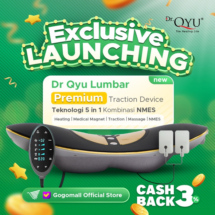 Jual Dr Qyu Lumbar Traction Device Premium - Asli Gogomall Bergaransi ...