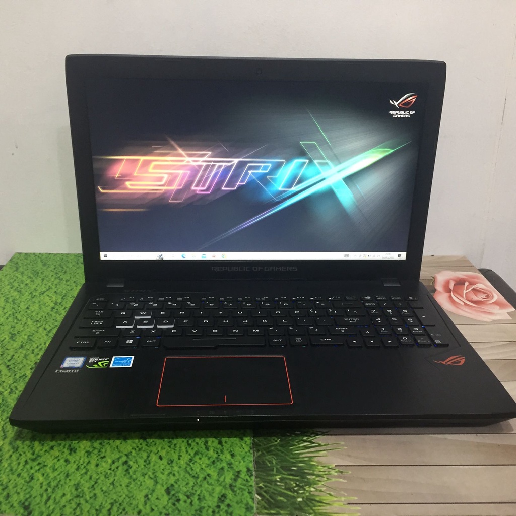 Jual Laptop Gaming Asus ROG Strix GL553VD Core i7 gen 7 RAM 16GB SSD ...