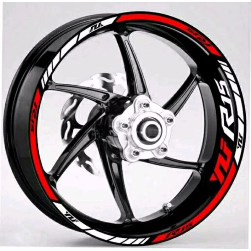 Jual stiker pelek sticker velg R15 v1 v2 v3 | Shopee Indonesia