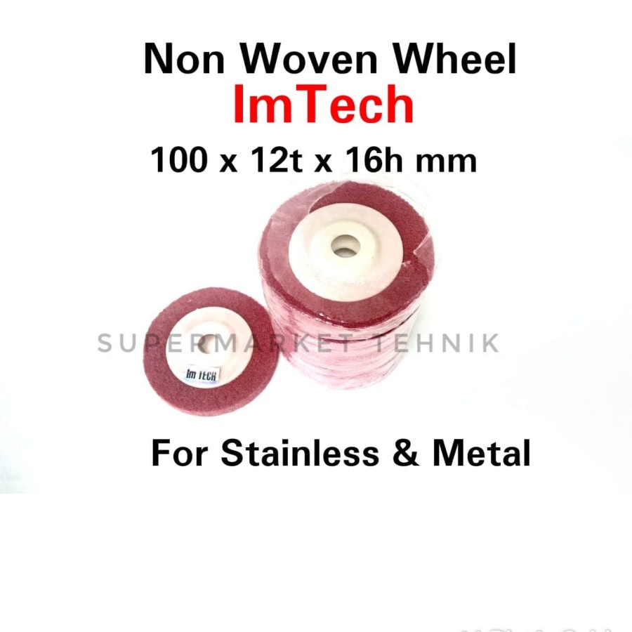 Jual Amplas Non Woven Wheel/Buffing Disc/Batu Poles Nylon 7P | Shopee ...
