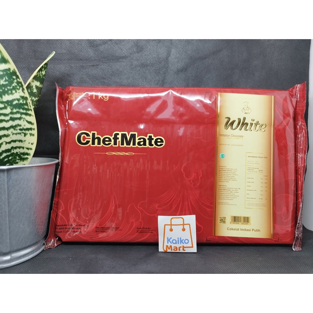 Jual CHEFMATE WHITE CHOCOLATE COMPOUND 1KG | Shopee Indonesia