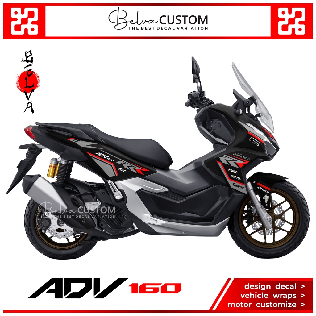 Jual Striping ADV 160 Livery Fireblade racing - Stiker Motor Honda ADV ...
