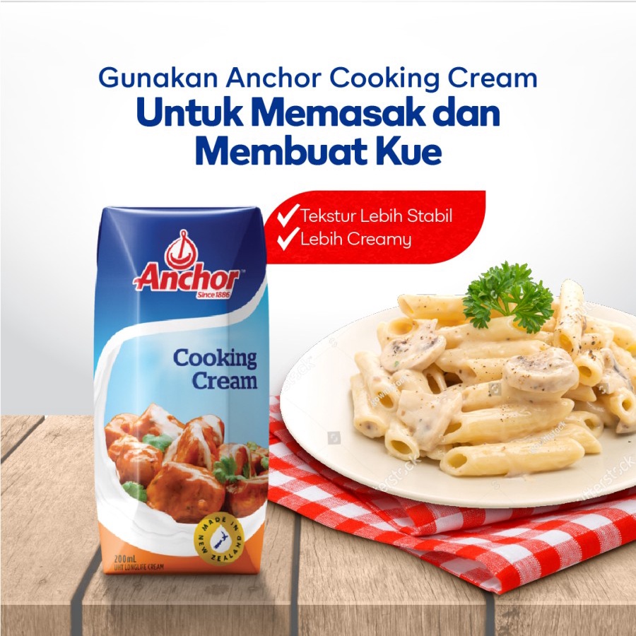 Jual Anchor Cooking Cream 200ml | Shopee Indonesia